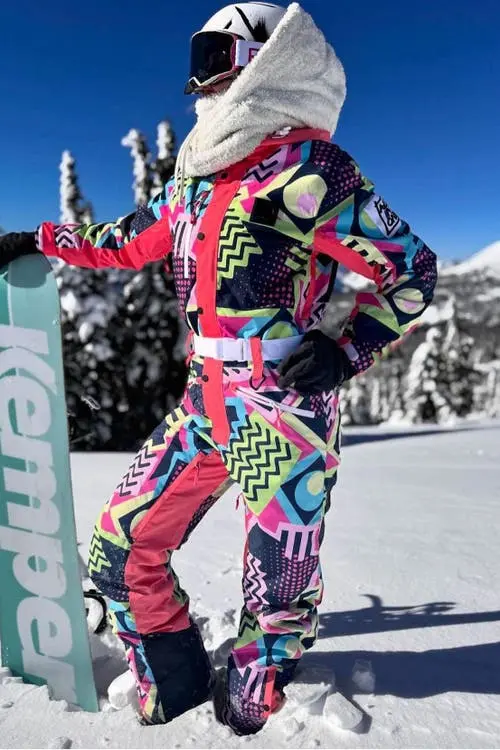 OOSC Printed Ski Suit