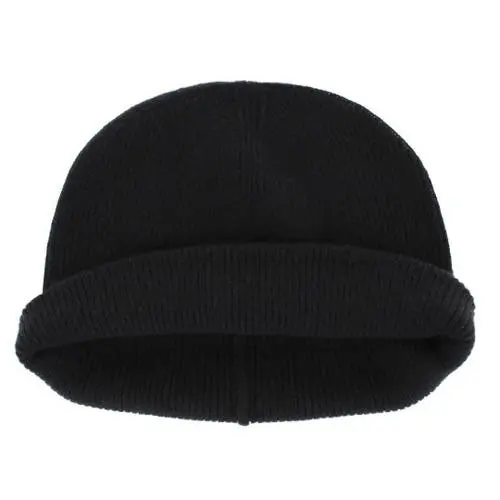Trafalgar Camden Cashmere Micro Ribbed Beanie - Black