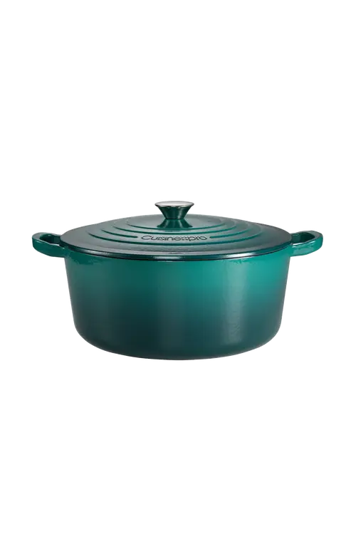 CUISINE::PRO® Le Connoisseur 6.6 Qt. Round French Oven - Teal