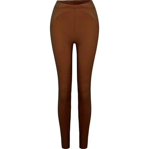 PCFG Legging With Stitch Detail - Brown