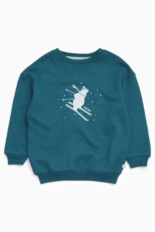 MORI Ski Polar Bear Oversized Sweatshirt
