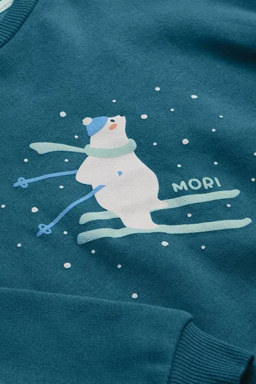MORI Ski Polar Bear Oversized Sweatshirt
