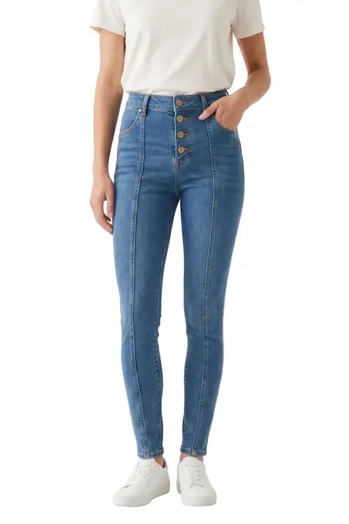 PCFG Skinny High-rise Denim Pants