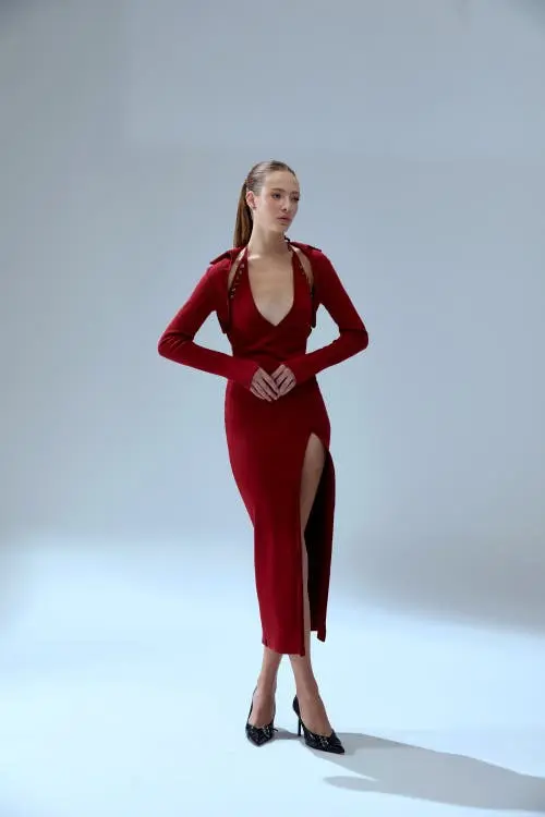 PCFG Your *itch Two Tone Rib Dress
