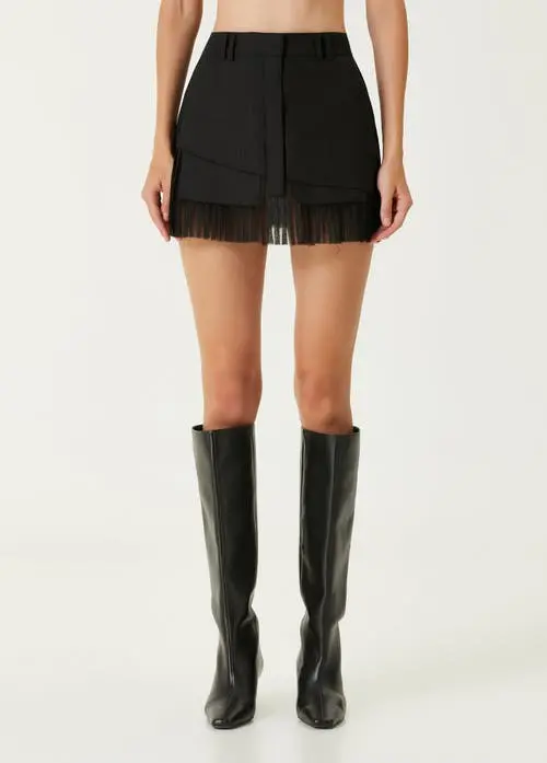 PCFG Pleated Mini Skirt
