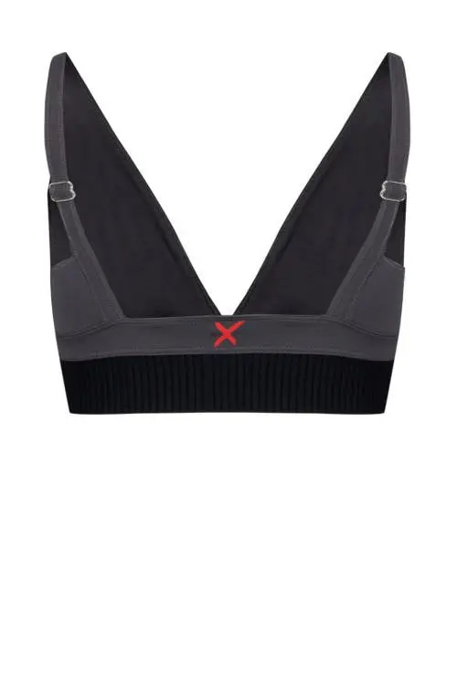 PCFG Active V-neck Top - Anthracite