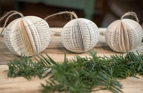 ROOT TO VINE Book Ornament- Set Of 3