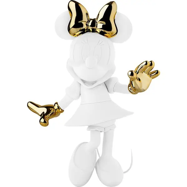 LEBLON DELIENNE Minne Mouse Welcome Figurine - White/gold