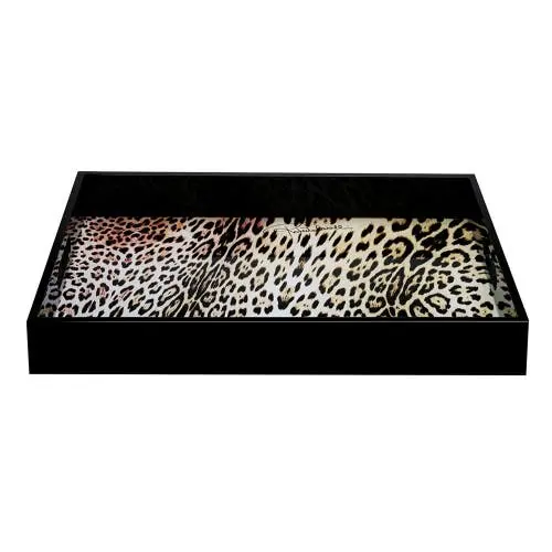 Roberto Cavalli Rectangular Tray - Jaguar