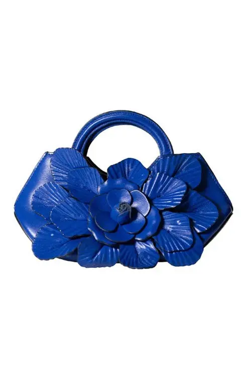 Anne Fontaine Scarlett Mini Leather Bag - Ultrablue