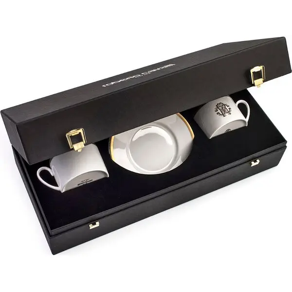 Roberto Cavalli Tea Cup & Saucer With Luxury Box - Silk