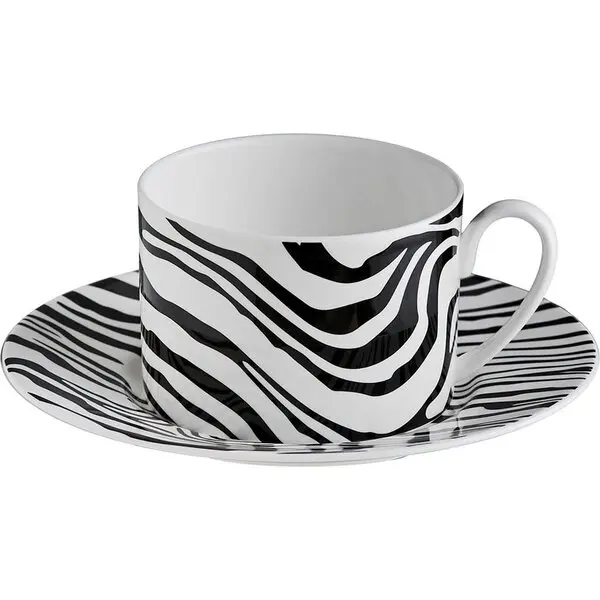 Roberto Cavalli Tea Cup & Saucer With Luxury Box - Zebrage
