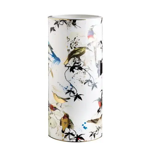 Roberto Cavalli Home Luxury Vase - Garden's Birds