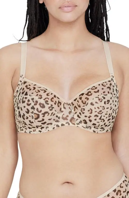SKARLETT BLUE Spellbound Full Coverage Side Support Bra - Leo Leopard