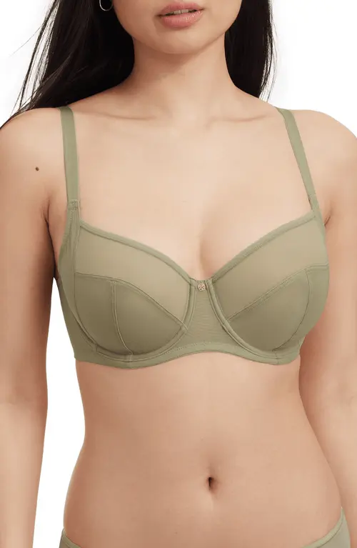 SKARLETT BLUE Spellbound Underwire Full Coverage Bra - Vineyard