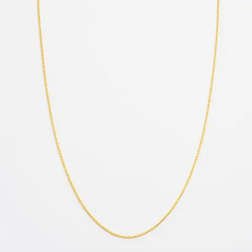 7879 Box Chain Necklace - Gold 24k