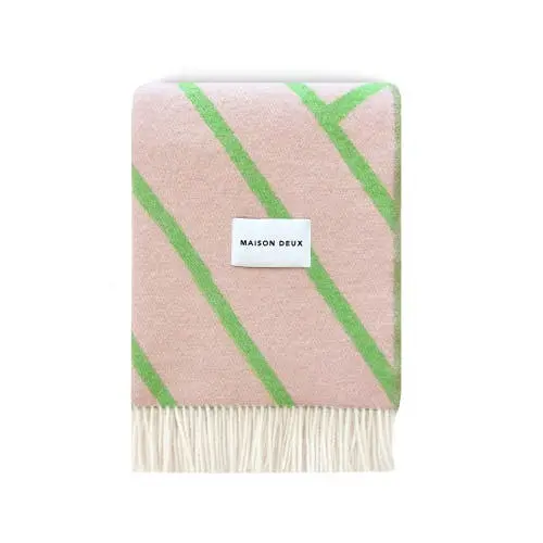 MAISON DEUX Peanuts Blanket - Medium Pink