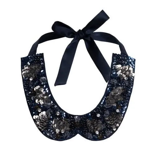 Anne Fontaine Satin Collar - Blue