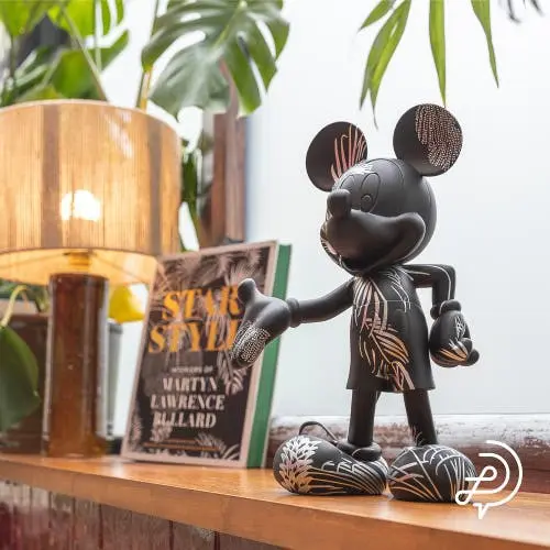 LEBLON DELIENNE Mickey Mouse Star Style Figurine - Grey/black