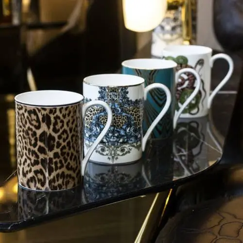 Roberto Cavalli Mug With Luxury Box - Jaguar