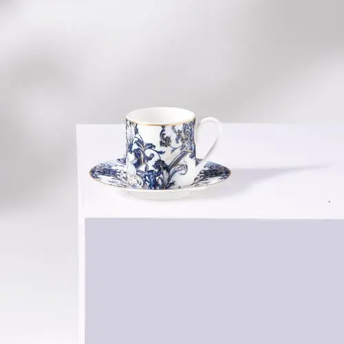 Roberto Cavalli Coffee Cup & Saucer With Luxury Box - Azulejos