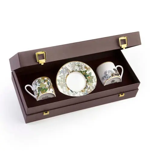 Roberto Cavalli Coffee Cup & Saucer With Luxury Box - Fruits
