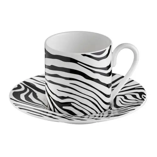 Roberto Cavalli Coffee Cup & Saucer With Luxury Box - Zebrage
