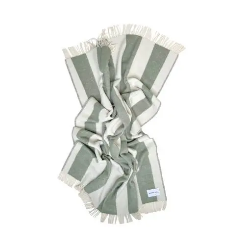 MAISON DEUX Rough Stripe Blanket