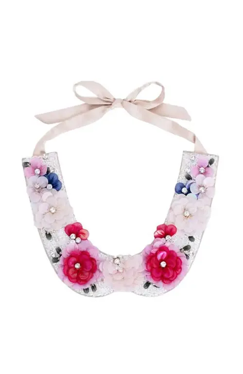 Anne Fontaine Floral Fabric Collar