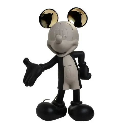 LEBLON DELIENNE Mickey Mouse Hoppen Figurine - Taupe/ Black/gold