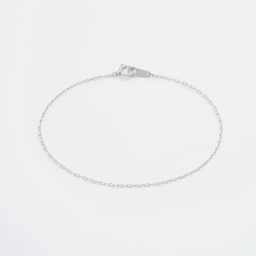 7879 Cable Chain Bracelet - Platinum