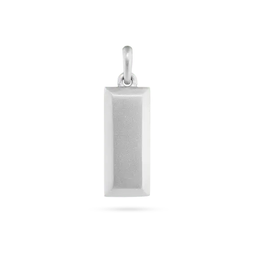 7879 Bullion Bar Pendant - Platinum