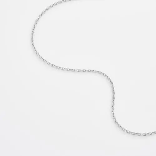 7879 Wide Diamond Cut Cable Chain Necklace