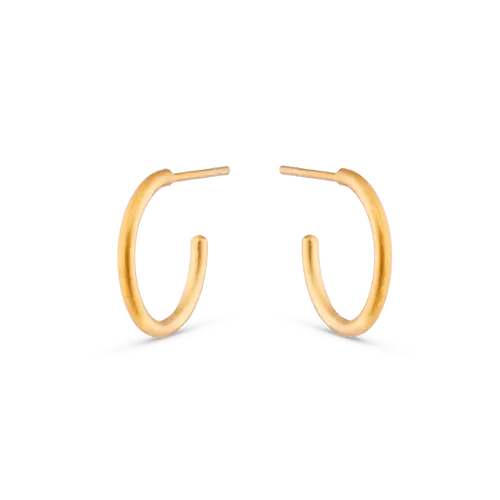 7879 Mini Hoop Earrings - Gold