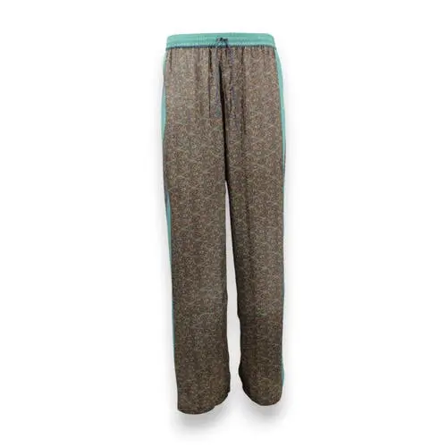 MONZLAPUR Paisley Motif Pant With Stripe - Mint