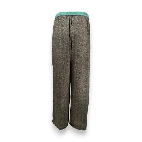 MONZLAPUR Paisley Motif Pant With Stripe - Mint