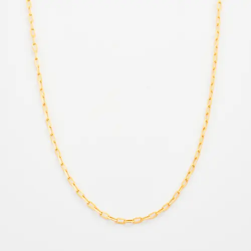 7879 Cable Chain Necklace - Gold