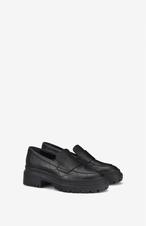 Agl Mary Soft Lambskin Leather Moccasin