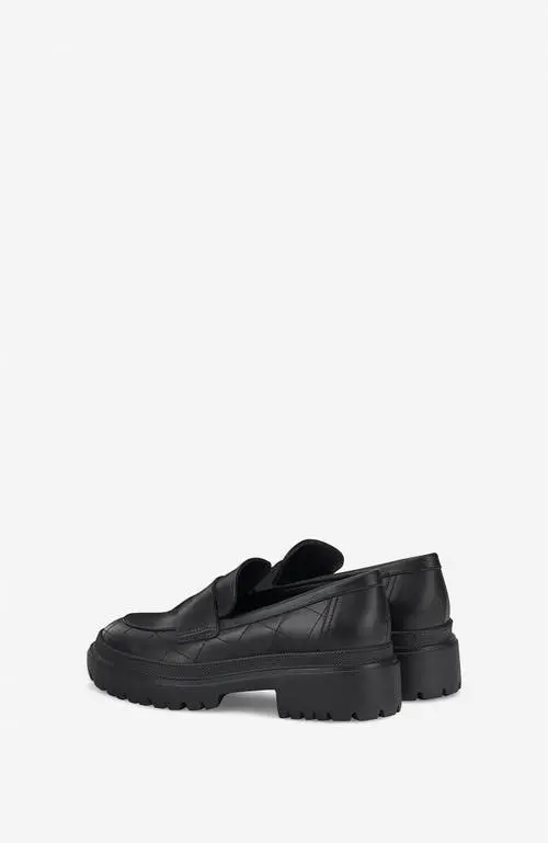 Agl Mary Soft Lambskin Leather Moccasin