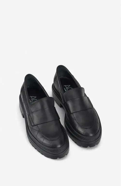 Agl Mary Soft Lambskin Leather Moccasin