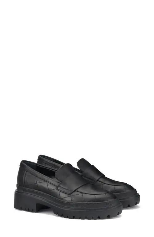 Agl Mary Soft Platform Loafers - Nero