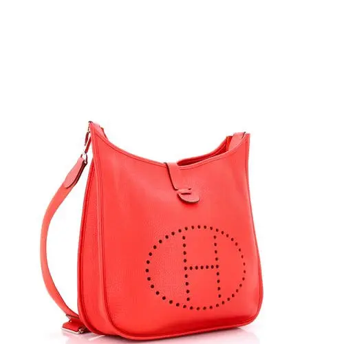 Hermès Evelyne Bag Gen Iii Clemence Pm - Red