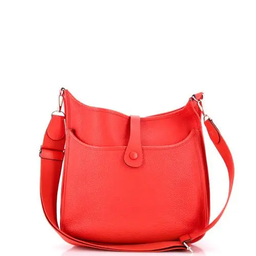 Hermès Evelyne Bag Gen Iii Clemence Pm - Red