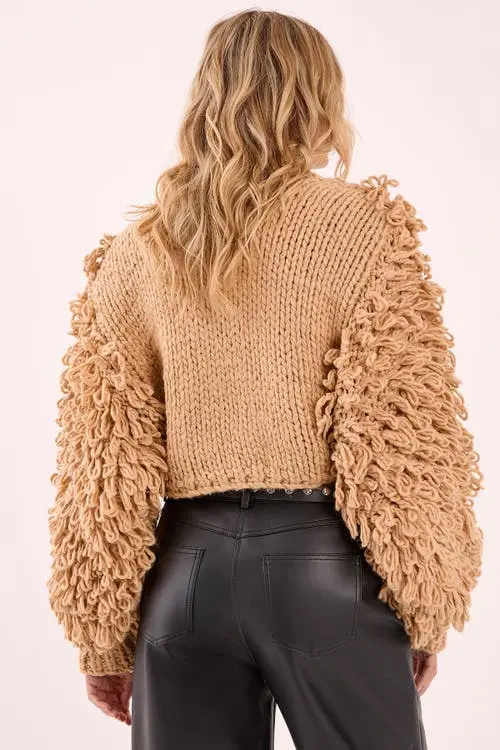Nasty Gal High Neck Bobble Sweater