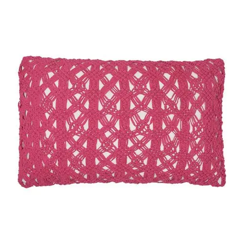 C&F HOME Clyde Handcrafted Accent Pillow - Pink
