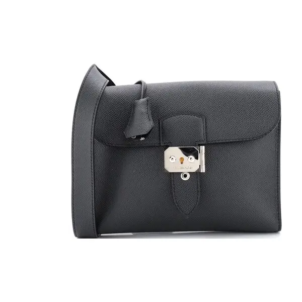 Hermès Sac A Depeches 21 Messenger Bag Epsom - Black