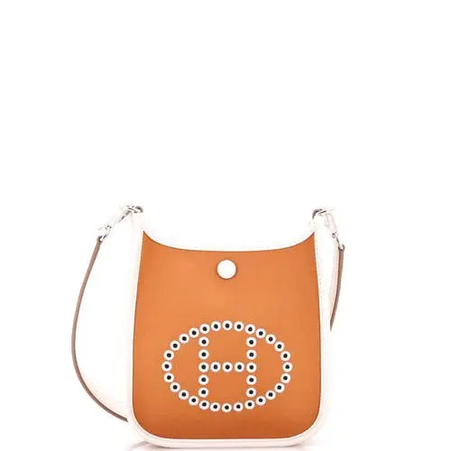 Hermès Neo Evelyne Bag Toile And Leather Tpm - Brown