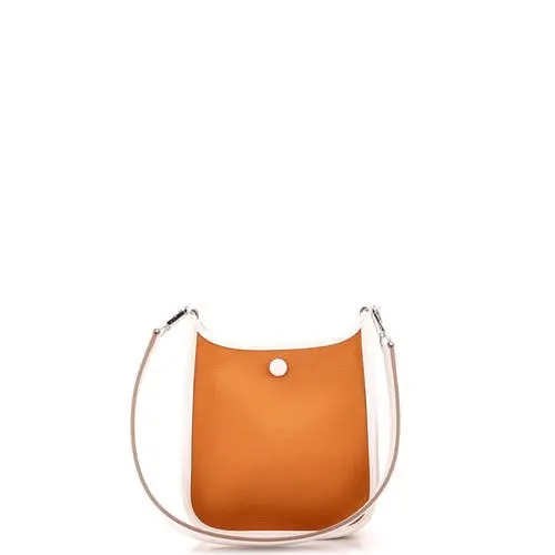 Hermès Neo Evelyne Bag Toile And Leather Tpm - Brown