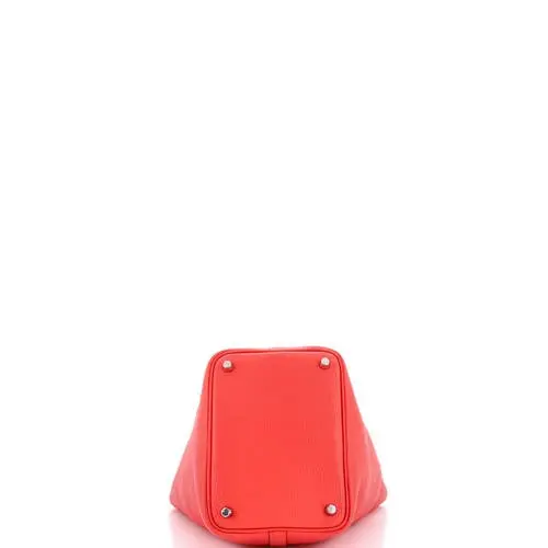 Hermès Picotin Lock Bag Clemence Pm - Red