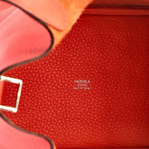 Hermès Picotin Lock Bag Clemence Pm - Red